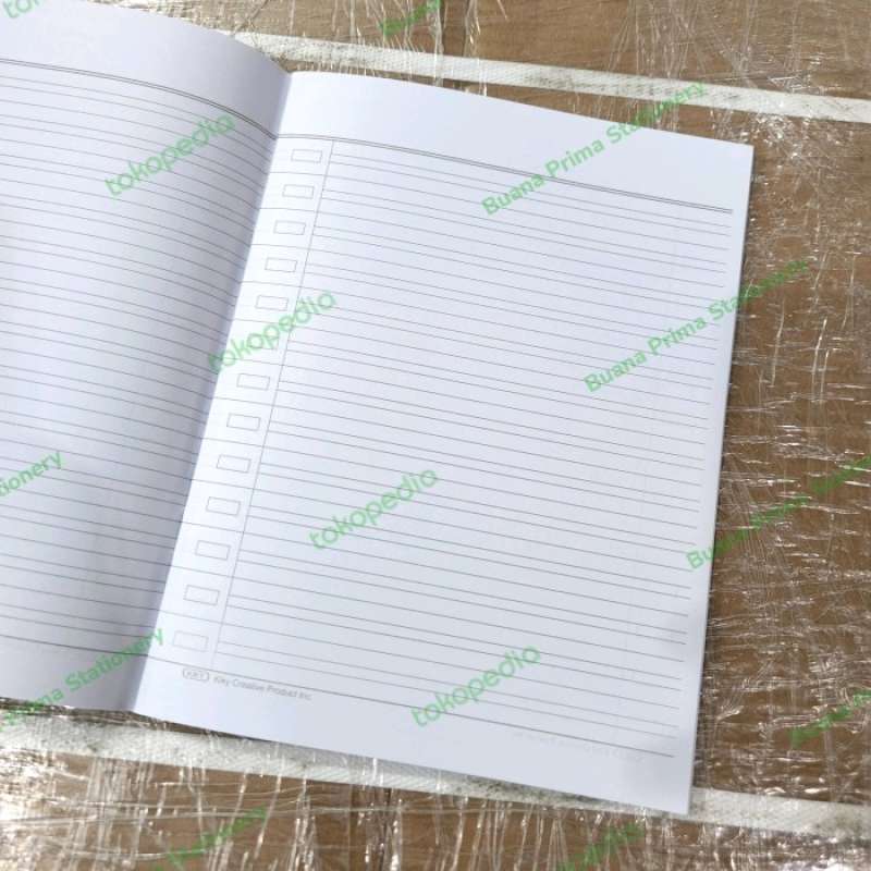 Jual Buku Tulis Halus Kasar Kiky 38 Lembar Isi 10 Pcs Notebook Garis 3 ...