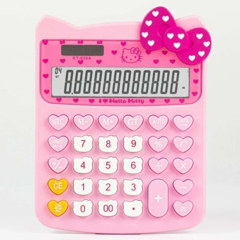 Jual Kalkulator Hello Kitty Pink 12digit Kt838 Calculator Hellokitty Di ...