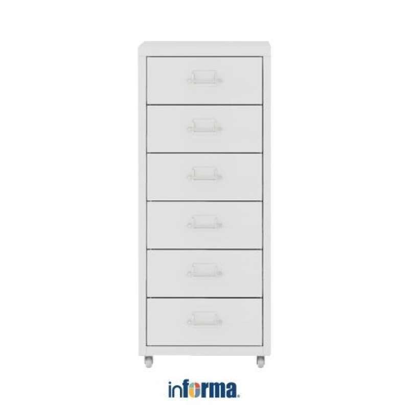 Jual Informa Nord Filing Cabinet Metal 6 Tingkat - Putih Di Seller ...