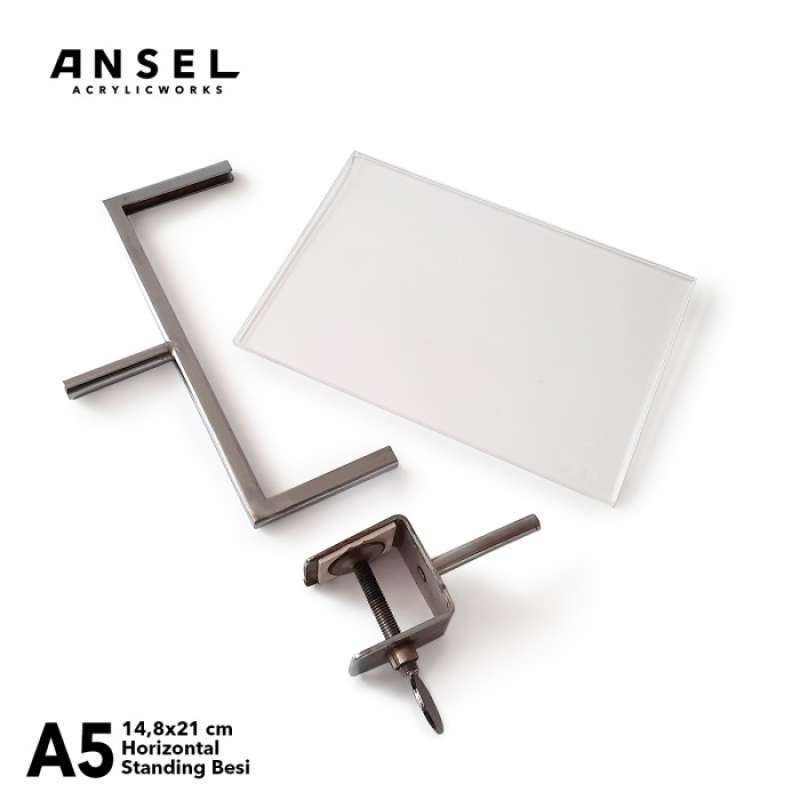 Jual Display Harga Pop Acrylic/ Akrilik Penjepit Besi Putar Price Tag ...