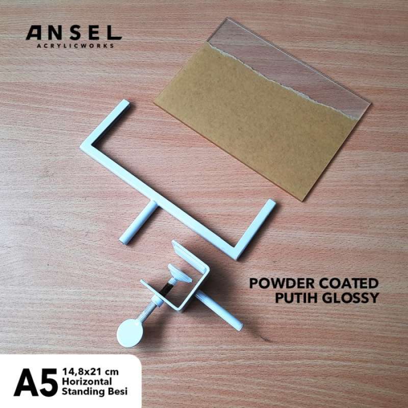 Jual Display Harga Pop Acrylic/ Akrilik Penjepit Besi Putar Price Tag ...