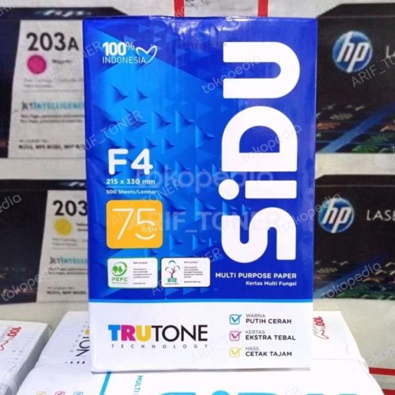 Jual Kertas Print Hvs Sidu F4 75 Gram Gsm - 1 Dus Di Seller Tombstone ...