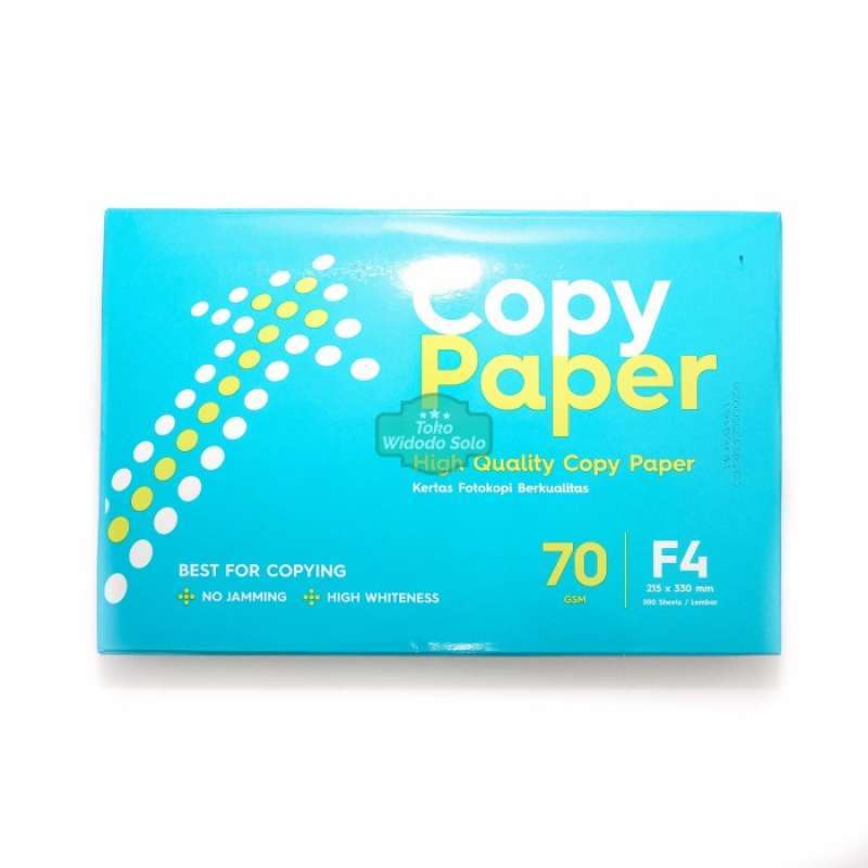 Jual Kertas Hvs Copy Paper F4 70gsm Folio 215x330mm Putih 1 Rim Di ...