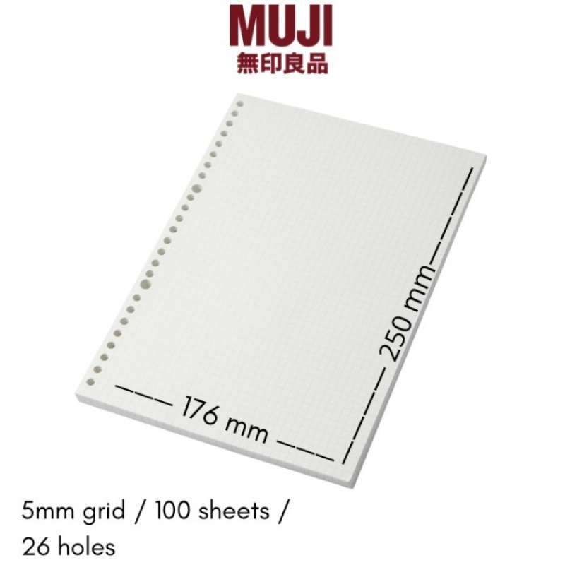 Jual Muji Loose Leaf B5 Grid 100 Lembar - Baru Di Seller Sunshop - Cengkareng Timur, Kota ...