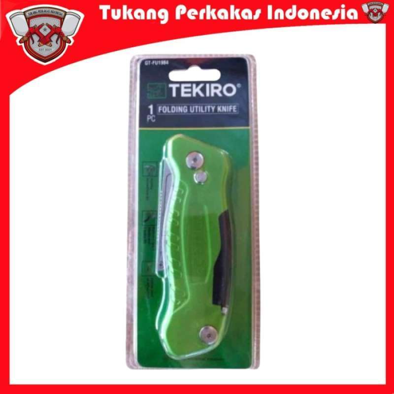 Jual Tekiro Pisau Cutter Lipat Folding Utility Knife Alat Potong Serba ...
