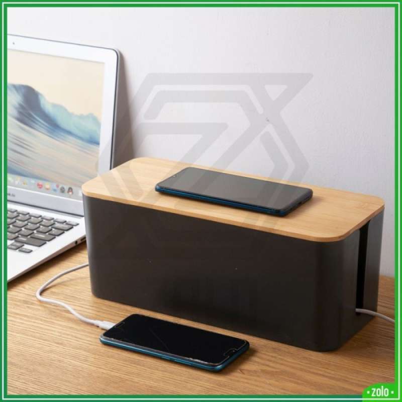 Jual [zolo] Wire Cable Management Box / Kotak Organizer Kabel Tutup ...