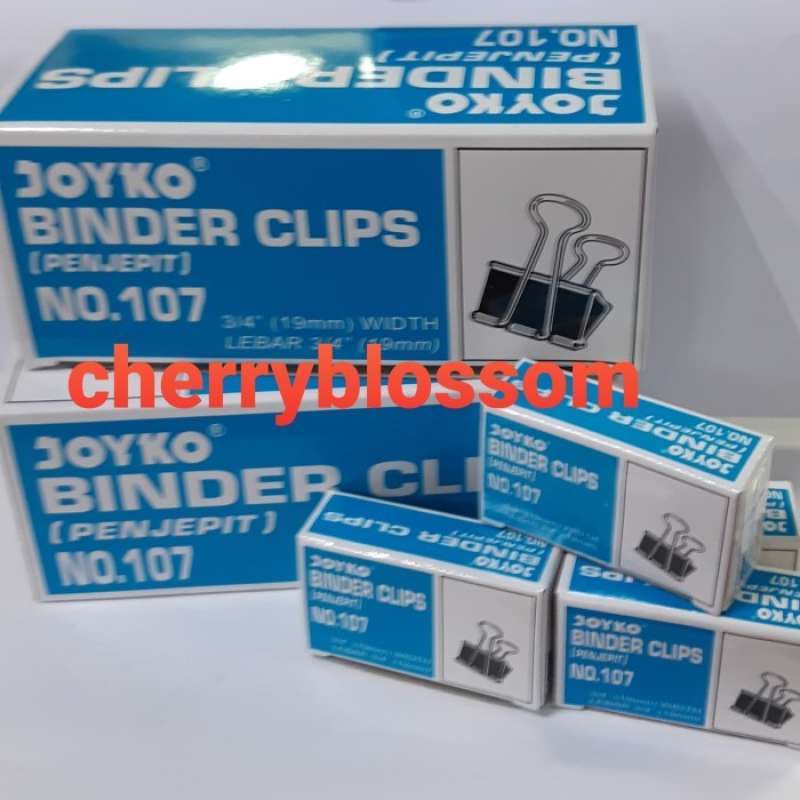 Jual Binder Clip/ Penjepit Kertas Joyko No 107 ( 1 Gross) Di Seller Tombstone - Cengkareng Timur ...