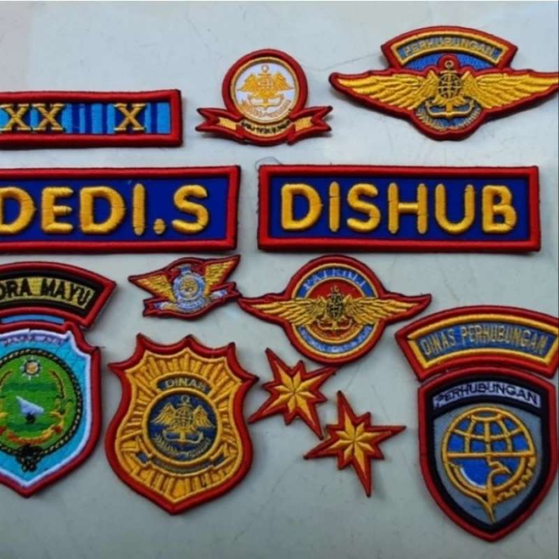Jual Bordiran Timbul Atribut Dishub Komplit Di Seller Kingyo ...