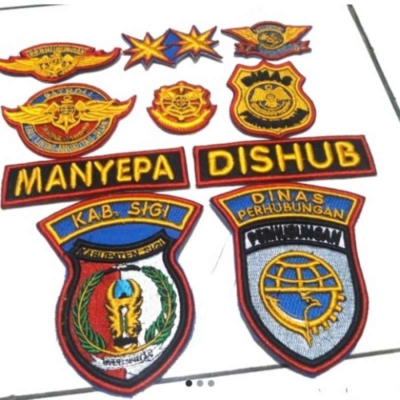 Jual Bordiran Timbul Atribut Dishub Komplit Di Seller Kingyo ...