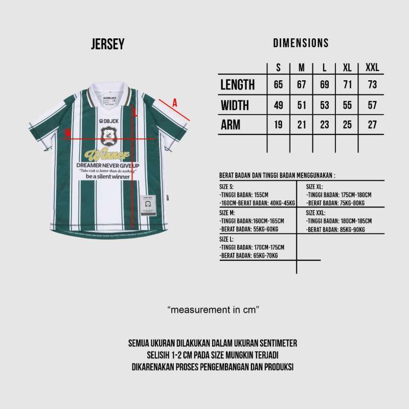 Promo Dobujack Jersey Vintage Winner Green White Diskon 67% Di Seller ...