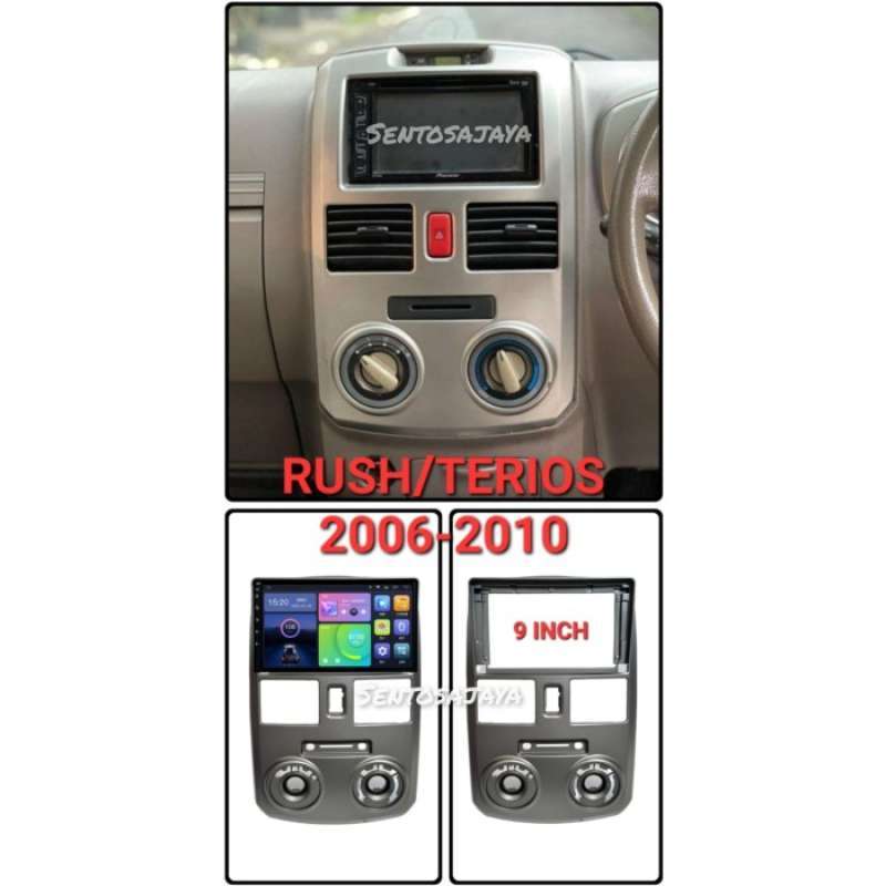 Jual Frame Head Unit Android 9inch Toyota Rush / Daihatsu Terios 2006 ...