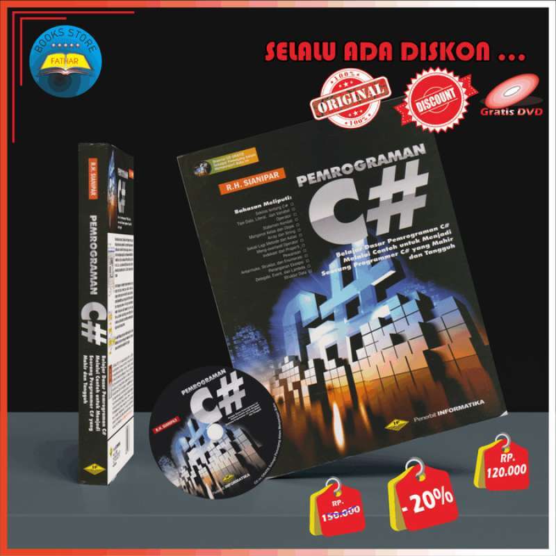 Promo Buku Belajar Pemrograman C# Dan Contoh Menjadi Mahir Diskon 23% ...