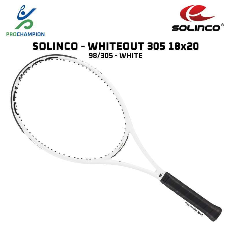 Promo New ! Raket Tenis Tennis Solinco Whiteout 98 - 290 / 305 / 305 ...