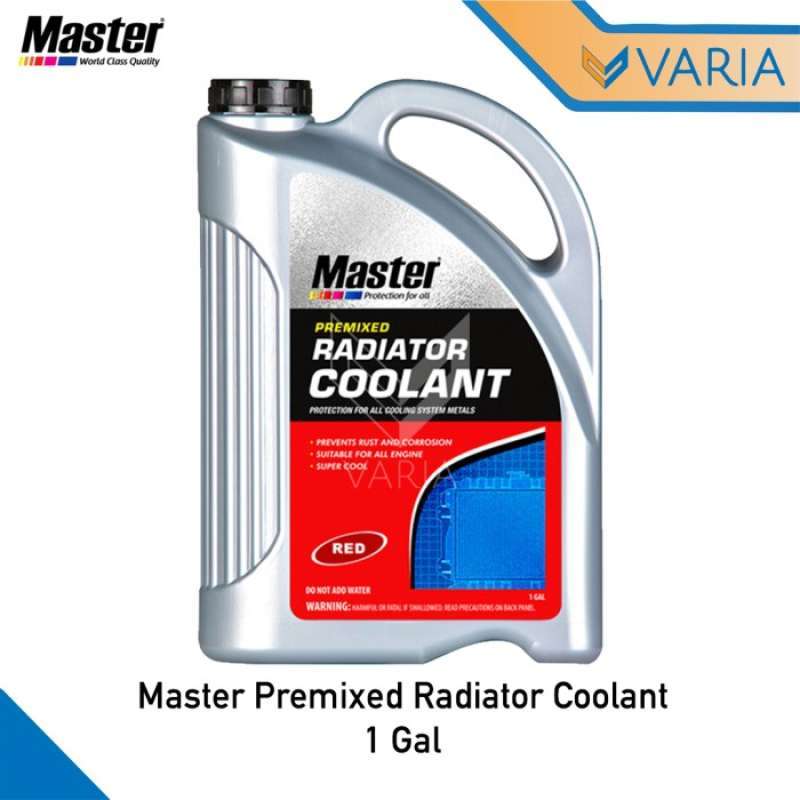 Jual Master Premixed Cairan Radiator Coolant Galon 1 Gal Mobil Motor ...