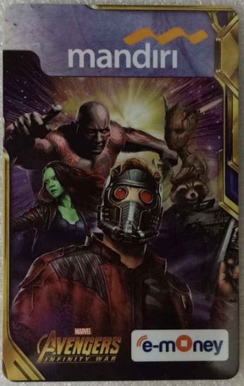 Jual Avengers Infinity War Limited Edition Mandiri E-money Kartu Etol E ...