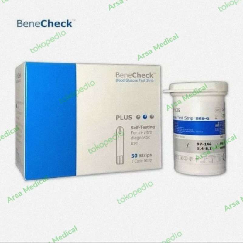 Promo Benecheck Plus Test Strip Gula Darah / Strip Benecheck Plus ...