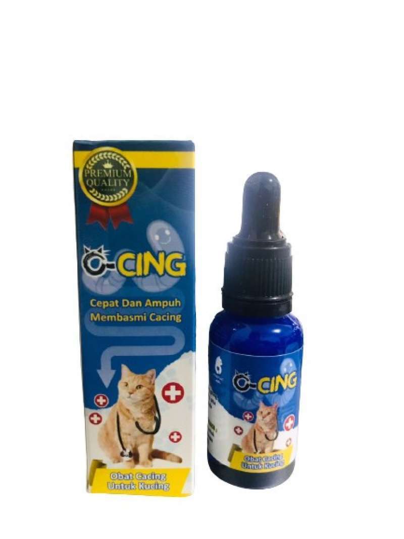 Jual Obat Cacing Cat Kucing Ampuh Membasmi Cacing O-cing 20 Ml Premium ...