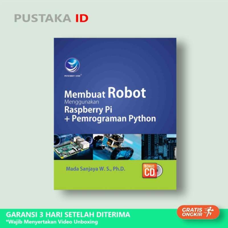 Promo Buku Membuat Robot Menggunakan Raspberry Pi + Pemrograman Python Diskon 23% Di Seller ...