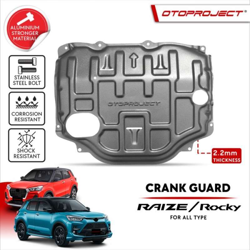 Promo Crank Guard Raize / Rocky Aluminium (2.2 Mm) Diskon 27% Di Seller ...