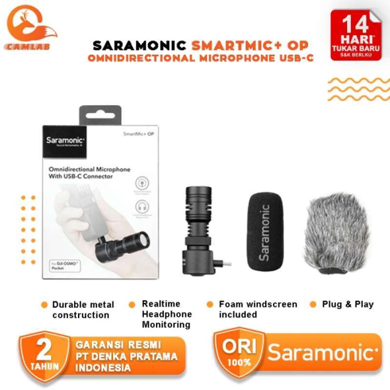 Promo Saramonic Smartmic+op Omnidirectional For Dji Osmo Pocket Diskon 23% Di Seller Mettaria ...
