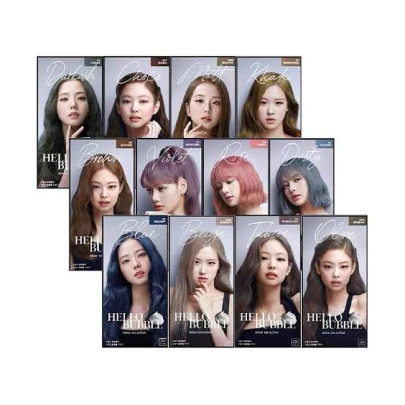 Jual Mise En Scene Hello Bubble Hair Color Blackpink - Dusty Ash New Di ...
