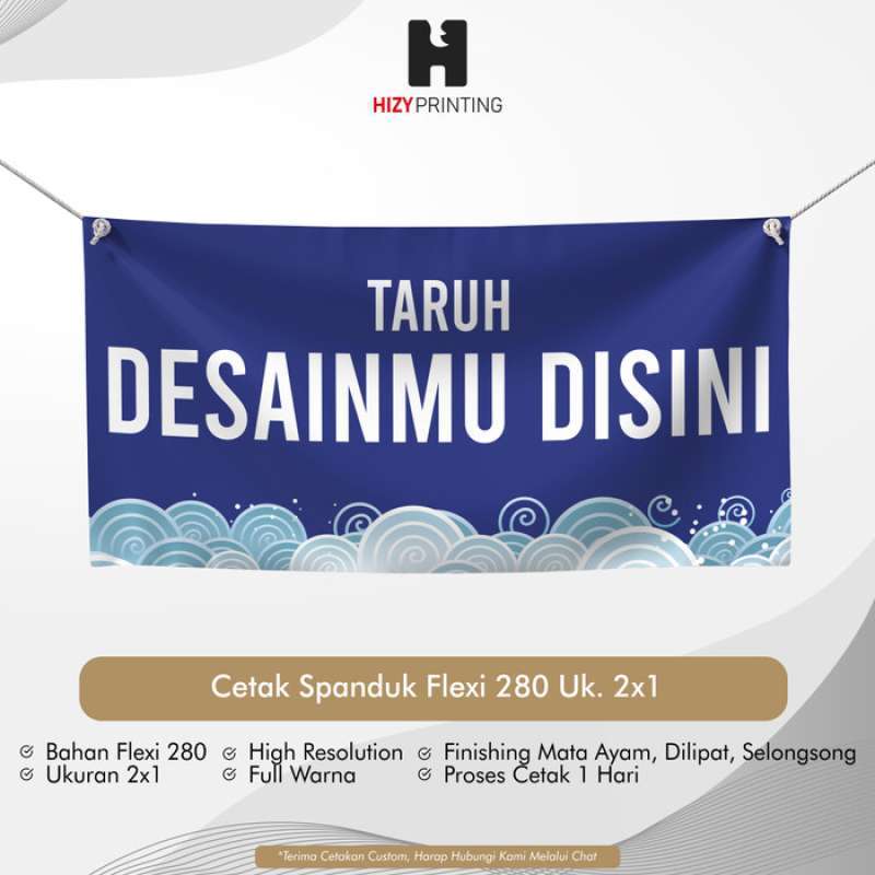 Jual Cetak Banner / Spanduk Ukuran 2x1 Meter - 1 Hari Jadi !!! Di ...