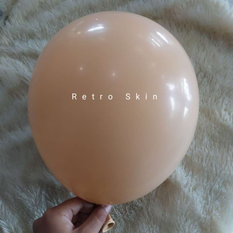Jual Balon Latex Doff 12 Inch Doff Tebal Warna Retro Pack 1 Pak Isi 100 ...