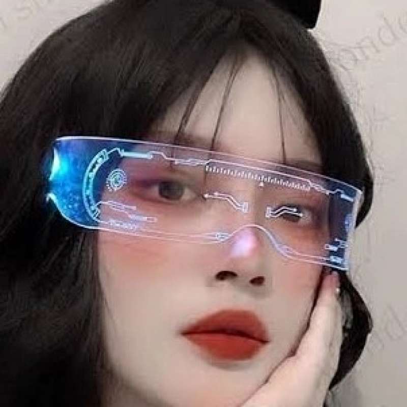 Jual Kacamata Futuristik Lampu Led Party Diskon 7 Warna Di Seller ...
