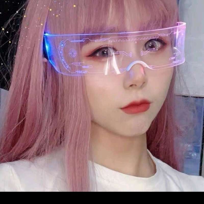 Jual Kacamata Futuristik Lampu Led Party Diskon 7 Warna Di Seller ...