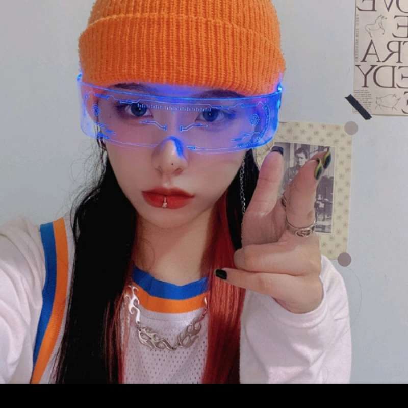 Jual Kacamata Futuristik Lampu Led Party Diskon 7 Warna Di Seller ...