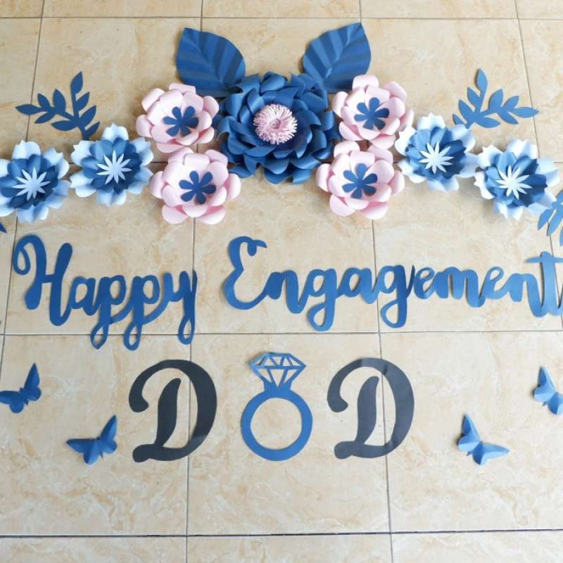 Jual Ready Paper Flower Dekorasi Backdrop Bunga Kertas Lamaran ...