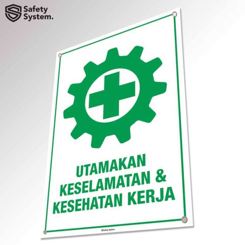 Jual Spanduk Banner K3 Logo Utamakan Keselamatan Dan Kesehatan Kerja ...