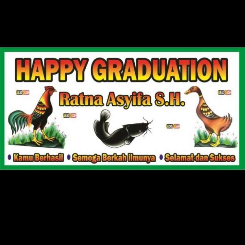 Jual Banner / Spanduk Ulang Tahun /sidang / Wisuda Design Pecel Lele Di ... Jual Banner / Spanduk Ulang Tahun /sidang / Wisuda Design Pecel Lele Di ...