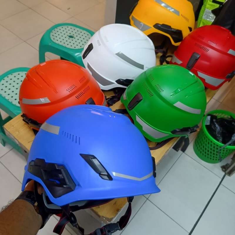 Jual Helm Safety Msa Climbing / Helm Climbing Msa V-gard Warna Biru Di ...