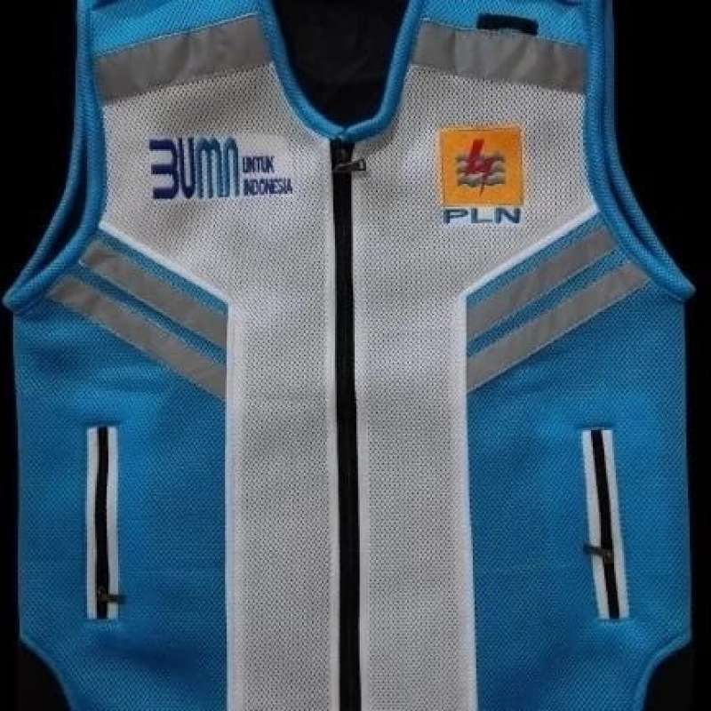 Jual Rompi Pln Biru , Rompi Bumn , Rompi Custom , Rompi Pln Safety Di ...