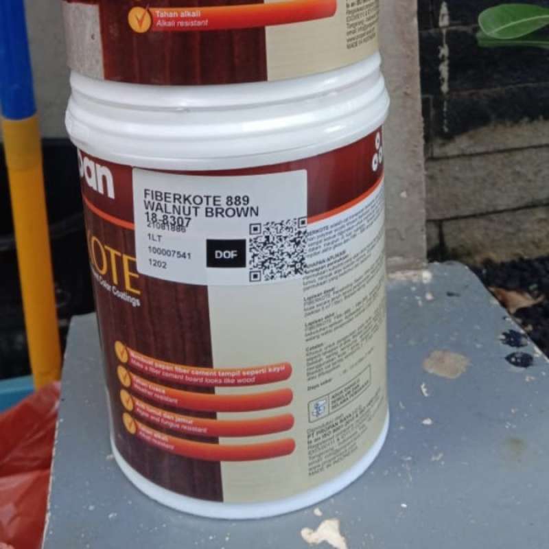 Jual Cat Propan Fiberkote Grc / Walnut Brown Dof 1l / Lisplank ...