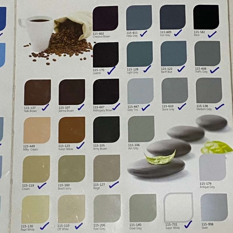 Jual Cat Minyak Kayu Dan Besi Ftalit 1kg Aneka Warna Gloss / Doff ...