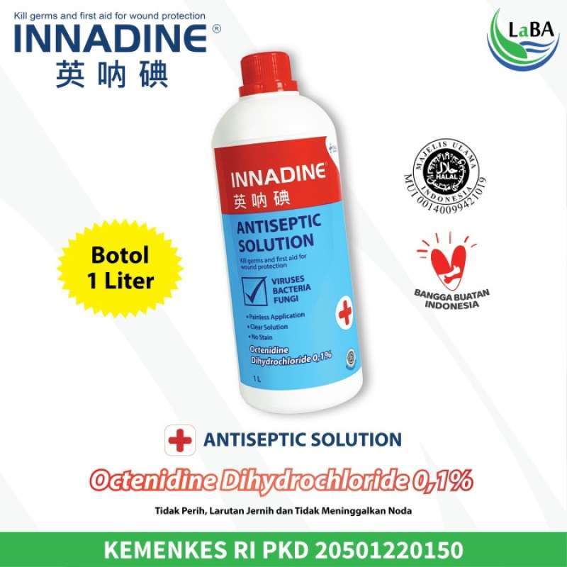 Promo Innadine // Antiseptic Solution 1 L Diskon 23% Di Seller Albeta ...