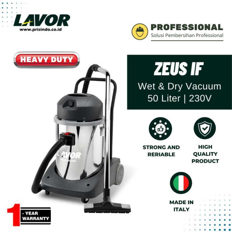 Promo Vacuum Cleaner Wet And Dry Lavor Zeus If Heavy Duty Baru Diskon 2 ...