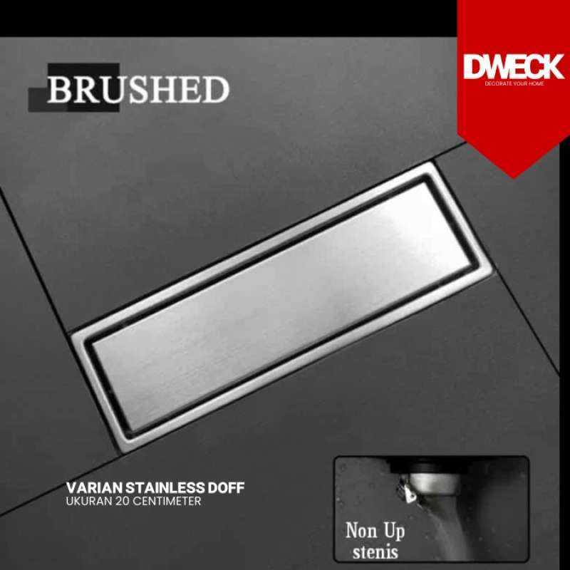 Jual Smart Floor Drain Long Reverse Stainless Steel 304 - Ss 20 Cm Di ...