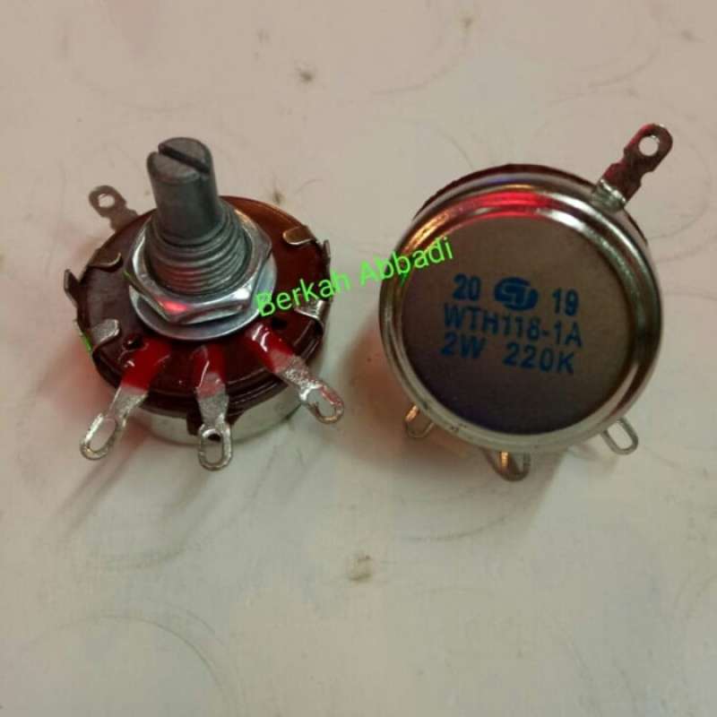 Jual Potensiometer / Potentio Meter Wth118-1a 2w 220k Di Seller Aghanim ...