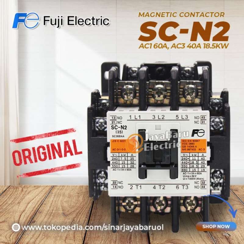 Jual Kontaktor / Contactor Fuji Sc-n2 Scn2 110v 220v 380v Ac Coil - 380v Di Seller Yama ...