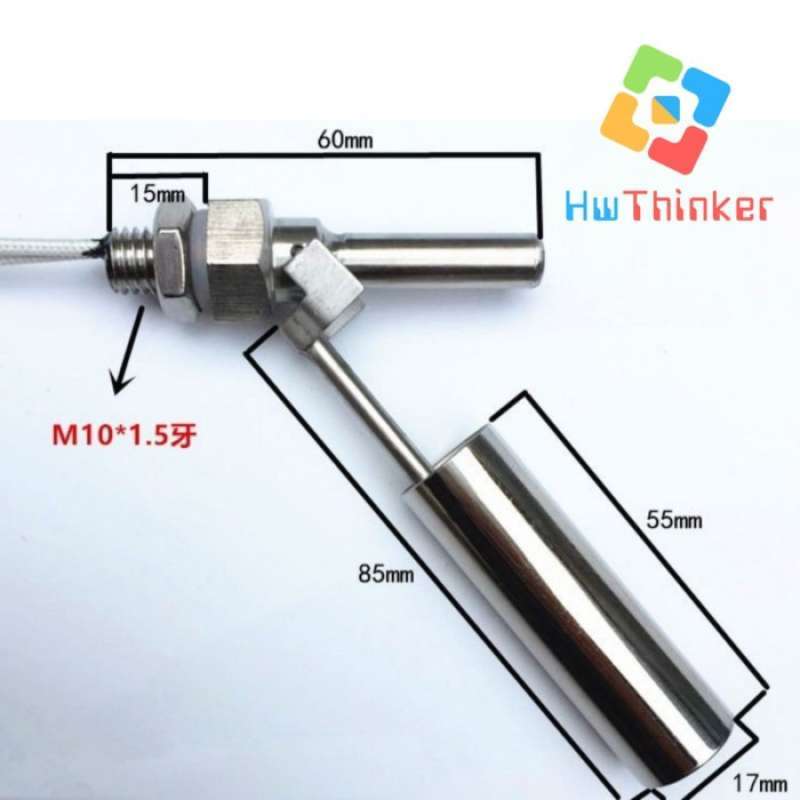 Jual Stainless Steel Breaking Water Level Sensor Horizontal Float