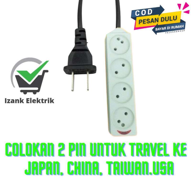 Jual Travel Adaptor Colokan Over Steker Jepang/taiwan /usa/canada ...