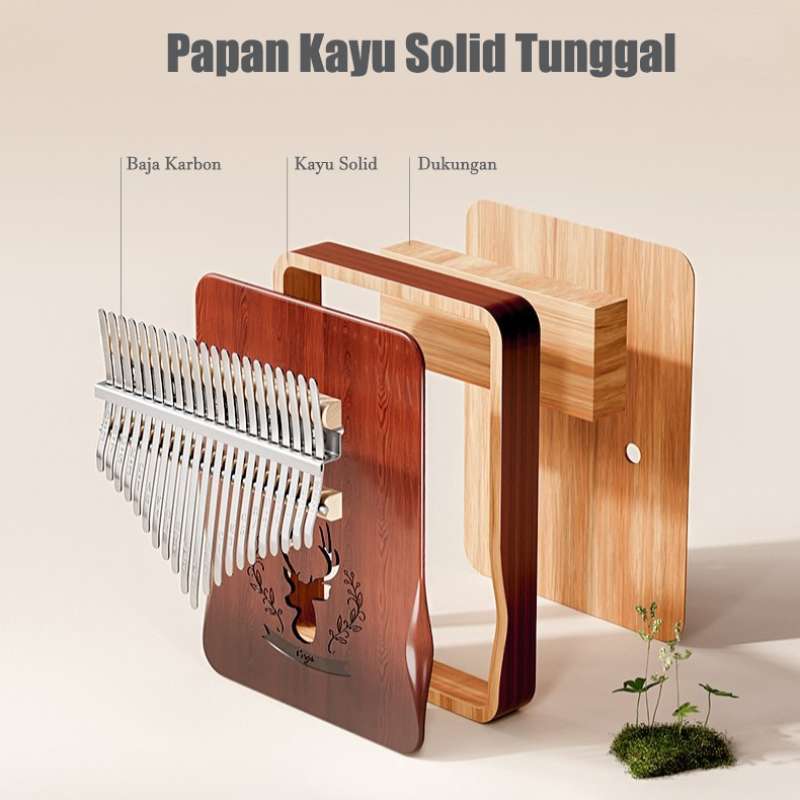 Jual Kalimba 21 Key Piano Jari Alat Musik Thumb Piano Kayu Di Seller ...