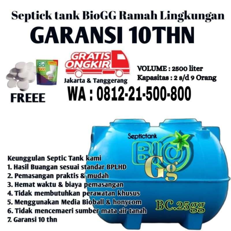 Jual Septic Tank Biotech, Biotank, Biochan 2500liter Di Seller Raindrop ...