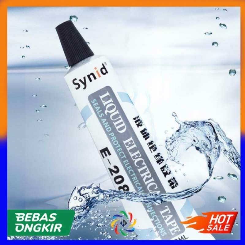 Jual Synid Liquid Electrical Tape Lem Isolasi Kabel Listrik 30ml - E208 ...