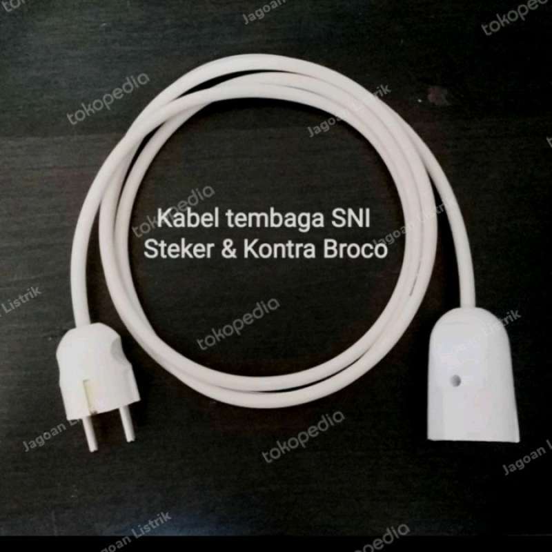 Jual Set Sambungan Kabel Listrik Extension Steker Broco Panjang 1-10 ...