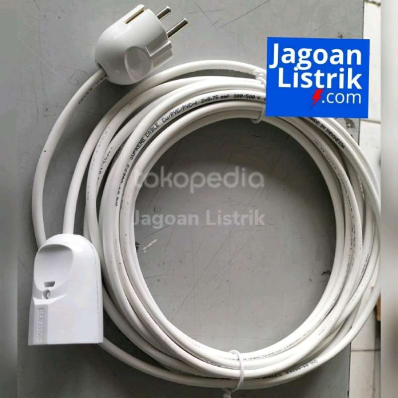 Jual Set Sambungan Kabel Listrik Extension Steker Broco Panjang 1-10 ...