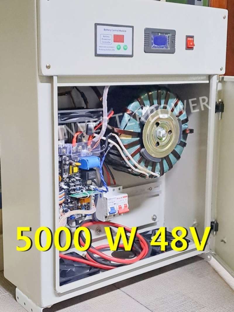 Jual Box Panel Inverter Lengkap Trafo 5000 W Pure Sine Wave 5000w ...